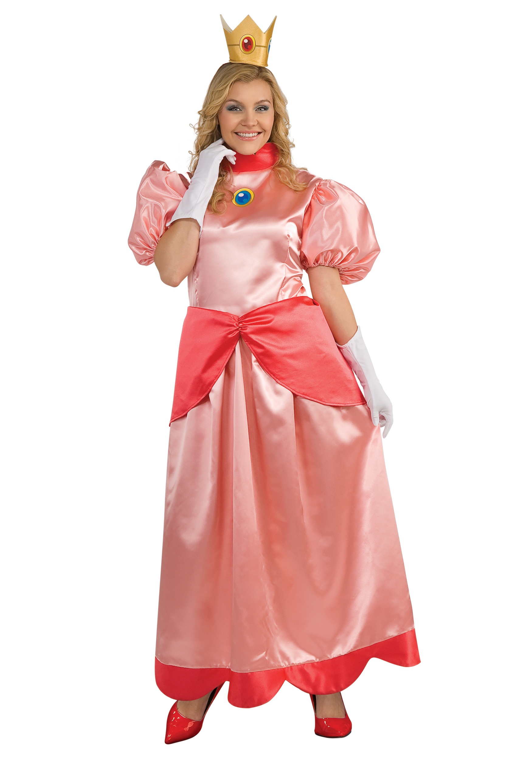 Deluxe Princess Peach Plus Size Costume - Halloween Costume Ideas 2024
