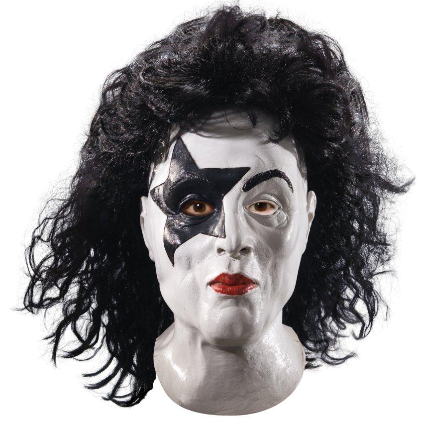 KISS - Starchild Latex Full Mask With Hair (Adult) - Halloween Costume ...