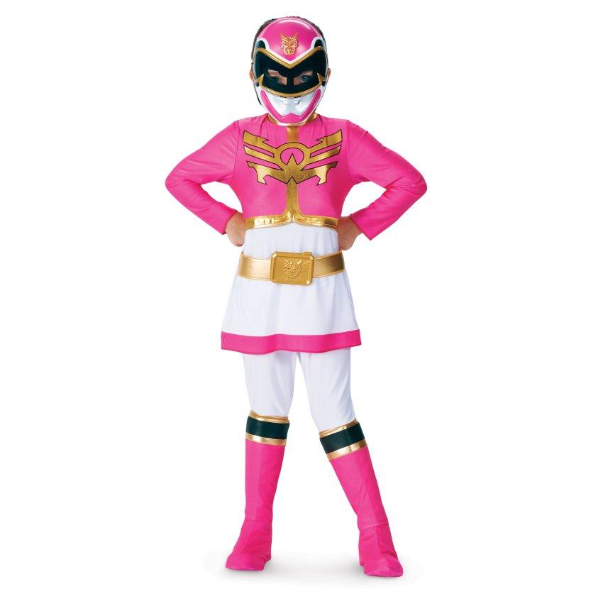 Deluxe Pink Power Ranger Megaforce Child Costume - Halloween Costume ...