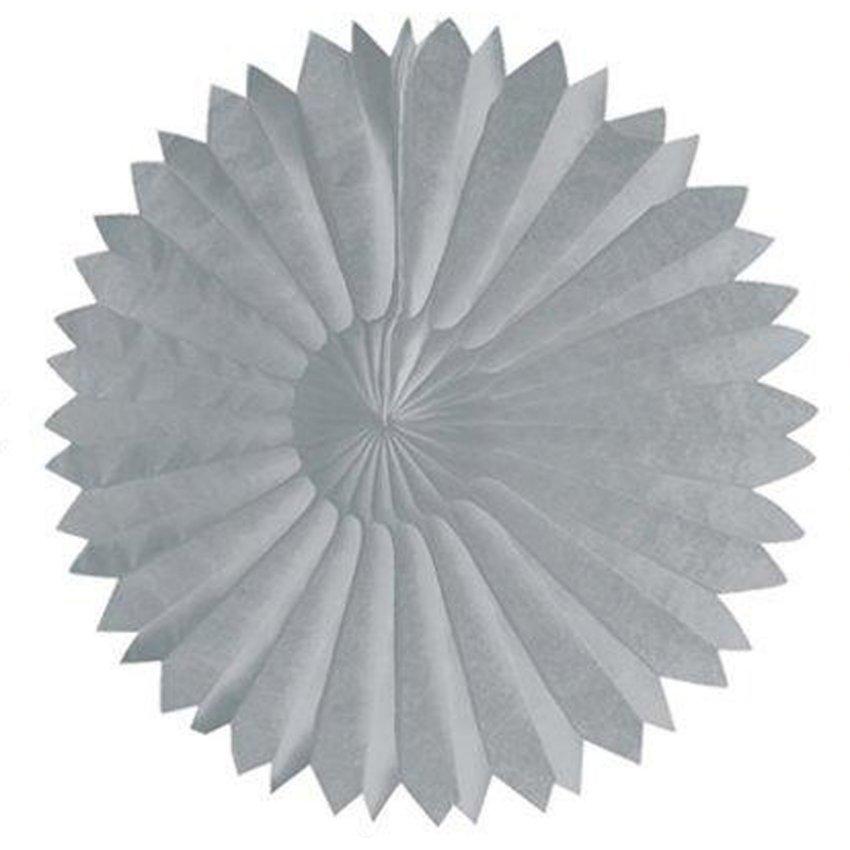 Silver 10 Paper Tissue Fan - Halloween Costume Ideas 2024