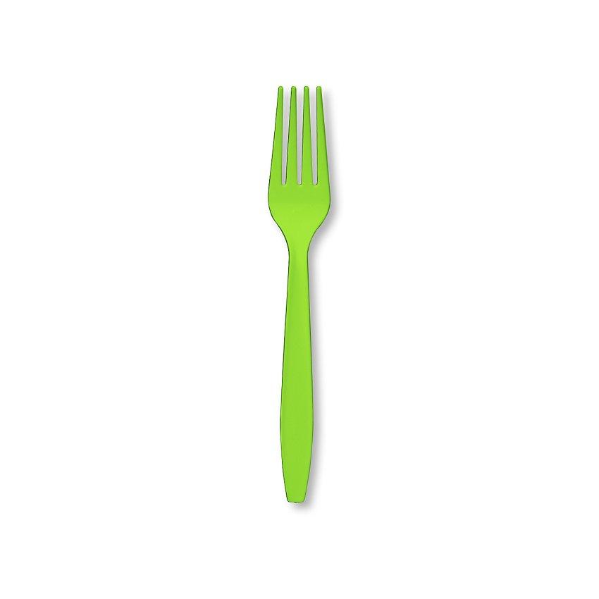 Fresh Lime (Lime Green) Forks (24 count) - Halloween Costume Ideas 2024