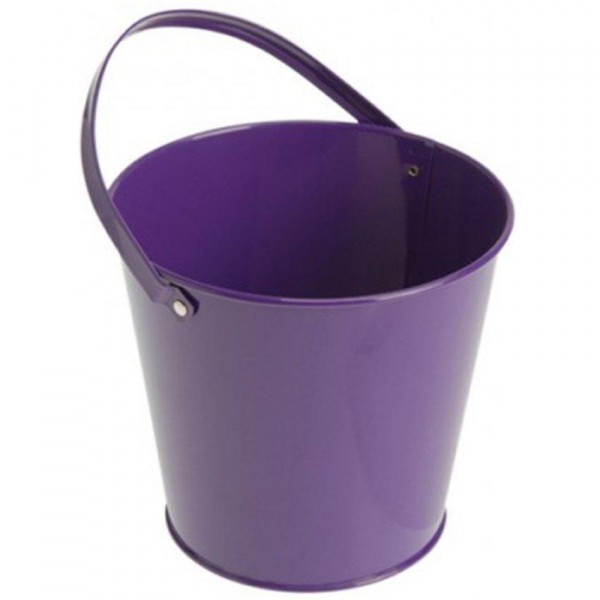 Metal Bucket - Purple - Halloween Costume Ideas 2024