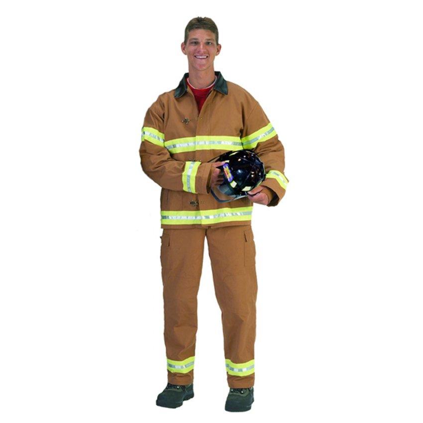 Fire Fighter Suit Tan Adult Costume - Halloween Costume Ideas 2024