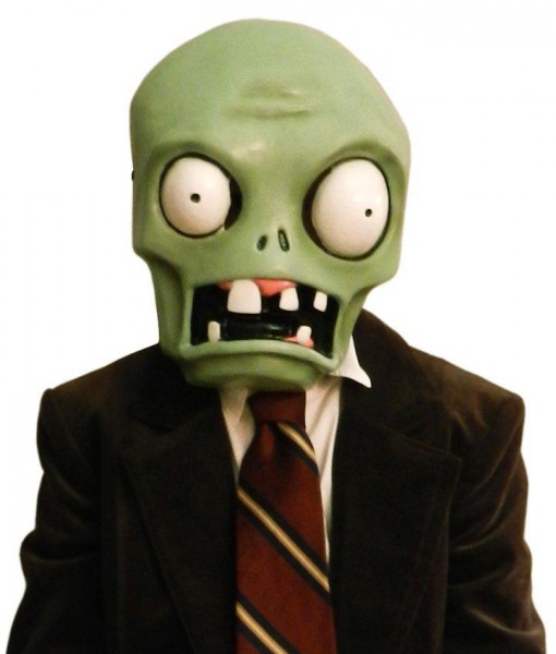 Plants vs. Zombies Basic Zombie Plastic Mask - Halloween Costume Ideas 2024
