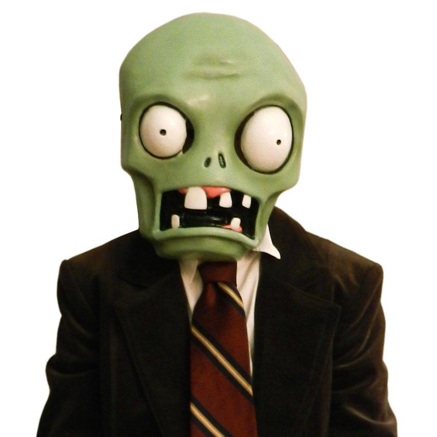 Plants vs. Zombies Basic Zombie Plastic Mask - Halloween Costume Ideas 2024